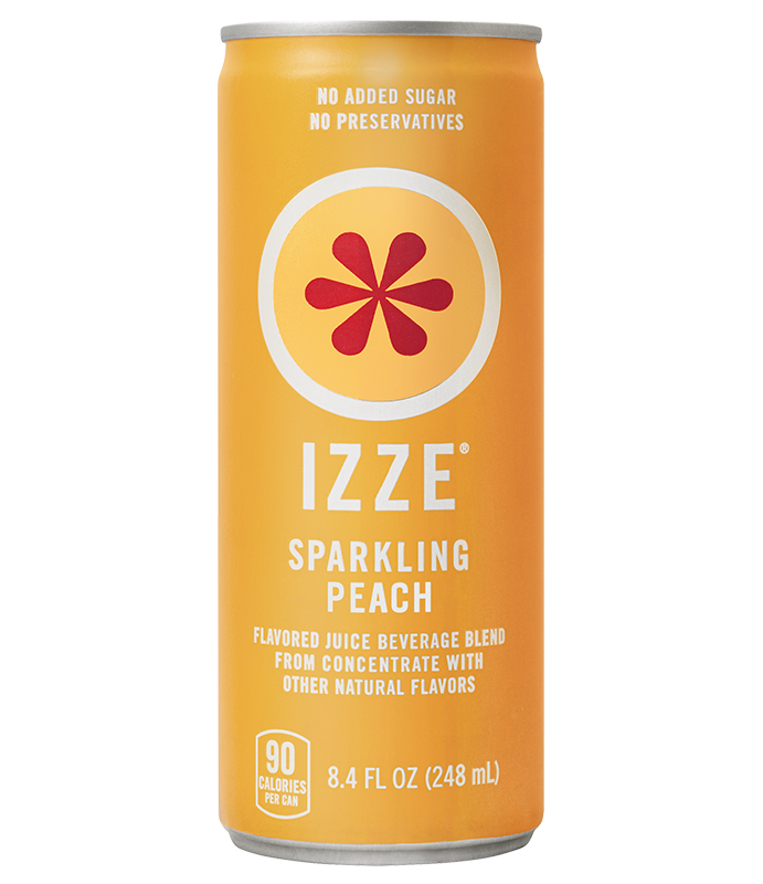 Izze® Sparkling Juice - Peach 8.4 oz. | PepsiCo School Source | K-12 Foodservice
